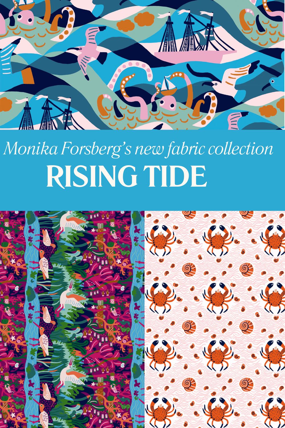 Monika Forsberg - Rising Tide | The Green Fern Quilt Co.